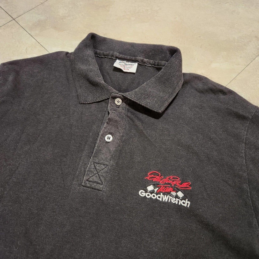 Vtg Dale Earnhardt Stedman Nascar Racing Team Polo T … - Gem